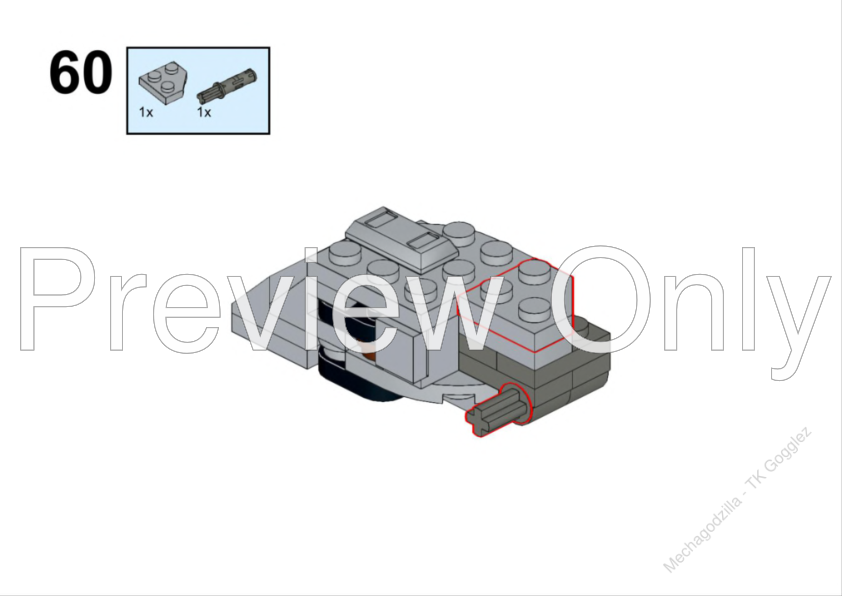 LEGO MOC-214253 Mechagodzilla 2021 (75375 Alternate Build) by TK ...