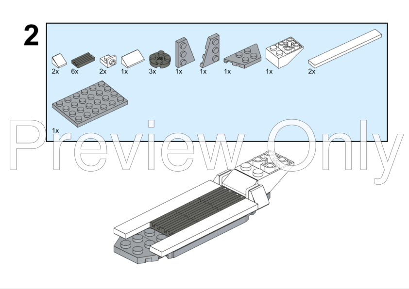 LEGO MOC LAAT Republic Gunship - Mini Scale by YodaSkate | Rebrickable ...