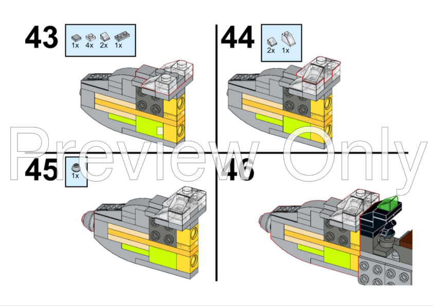 LEGO MOC AV-8B Harrier II by BespokeLegoDesigns | Rebrickable - Build ...