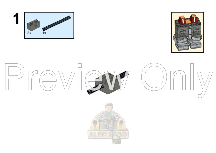 LEGO MOC AT-AT Driver Megafigure (fits official Lego helmet) by Albo ...