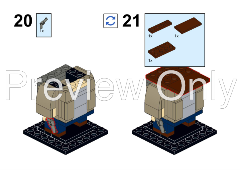 LEGO MOC-214915 Joël & Ellie by LucSoleBricks | Rebrickable - Build ...