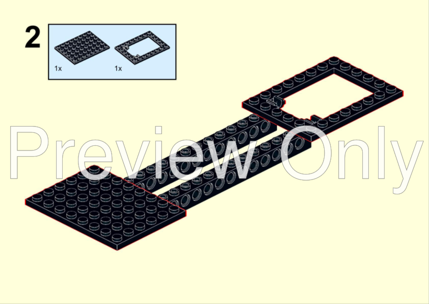 LEGO MOC Blacktron AT-TE Alt Build 10355 by Camobricktape | Rebrickable ...