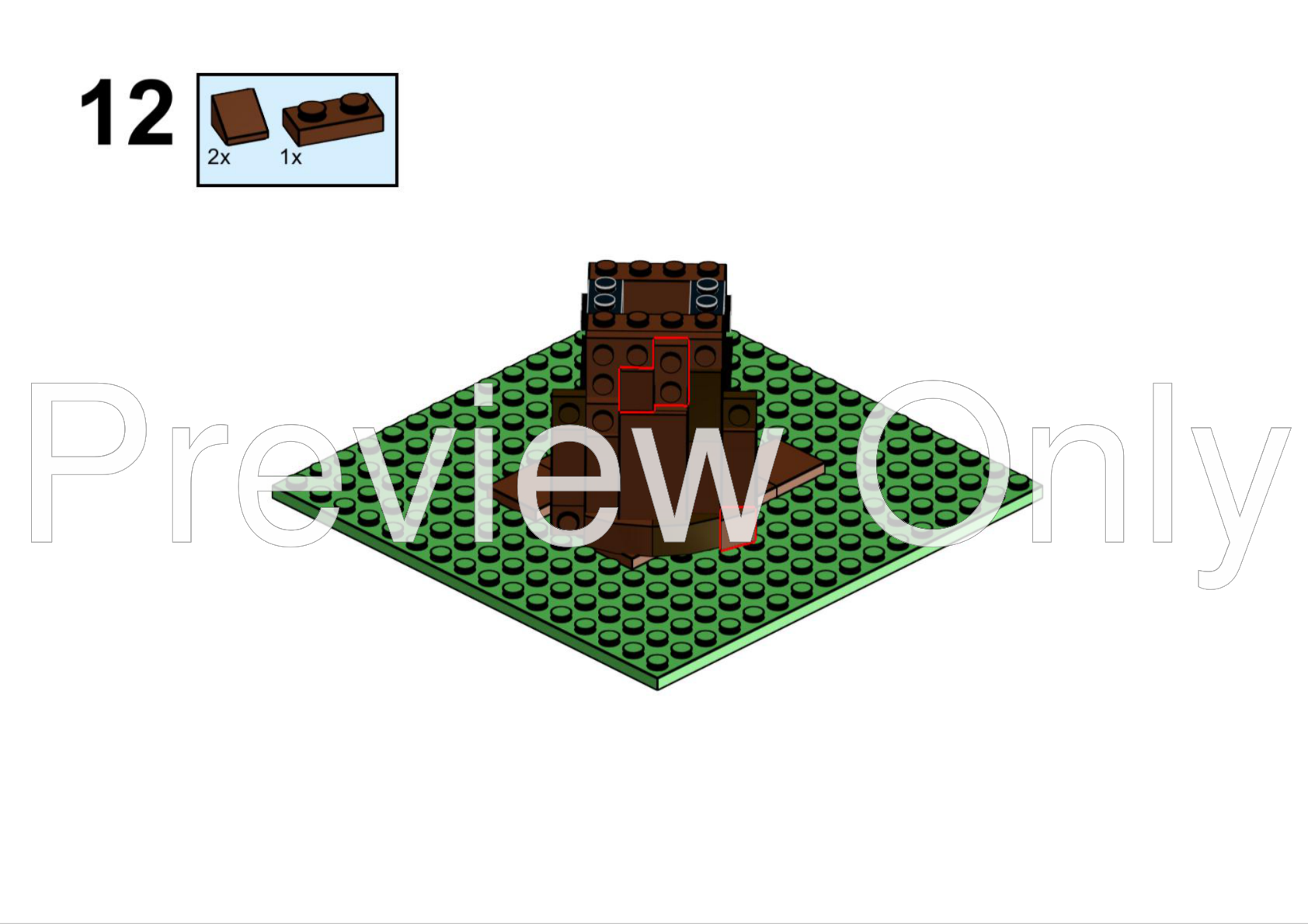 LEGO MOC Big tree by Yobb-Rschp | Rebrickable - Build with LEGO