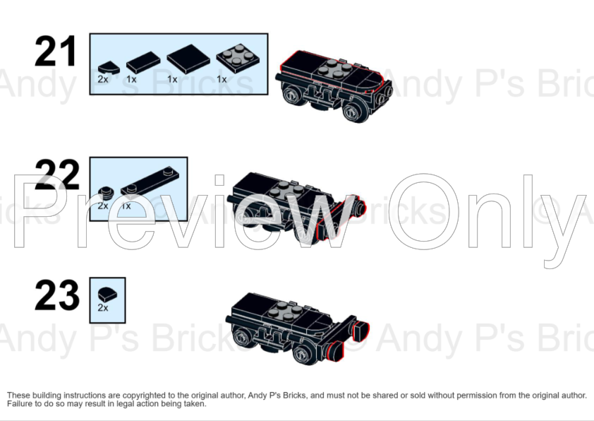 LEGO MOC-214959 4-Wide BR MK2 DBSO Cab Carriage In Intercity Livery ...