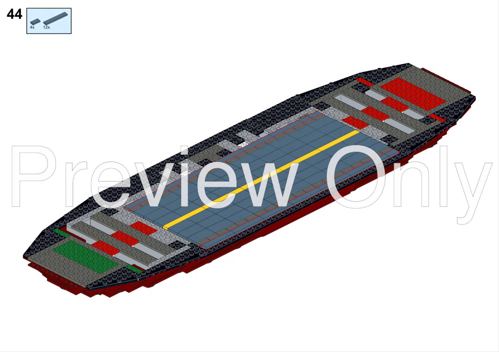 LEGO MOC-215054 Medium Sized Car Ferry - Alternate color scheme by ...
