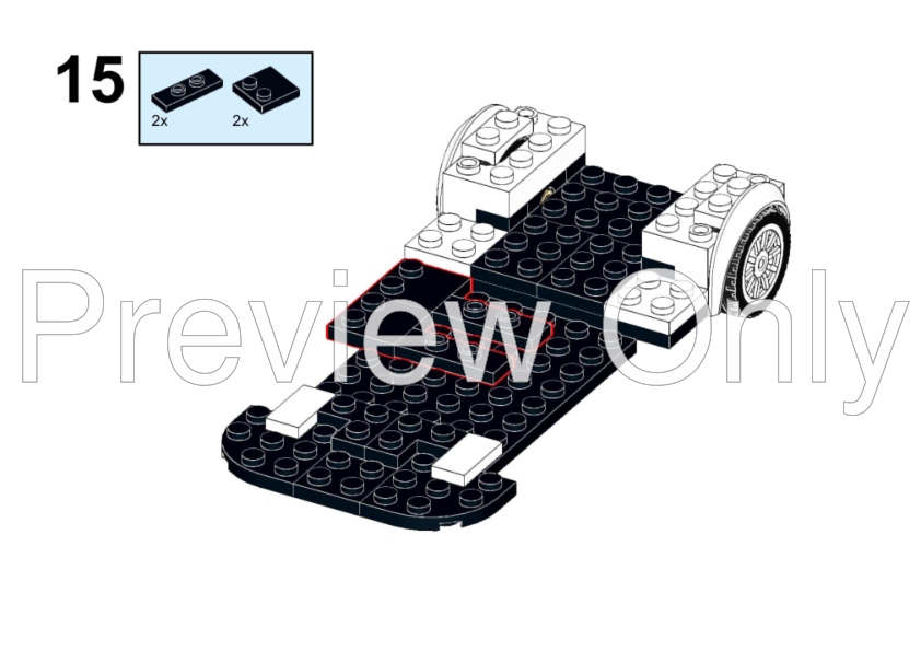 LEGO MOC Ford Puma Rally Car (WRC) 2024 livery by Teddie Bear Bricks ...