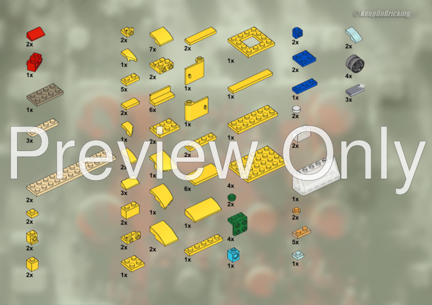 LEGO MOC 60440 Pickup by Keep On Bricking | Rebrickable - Build with LEGO