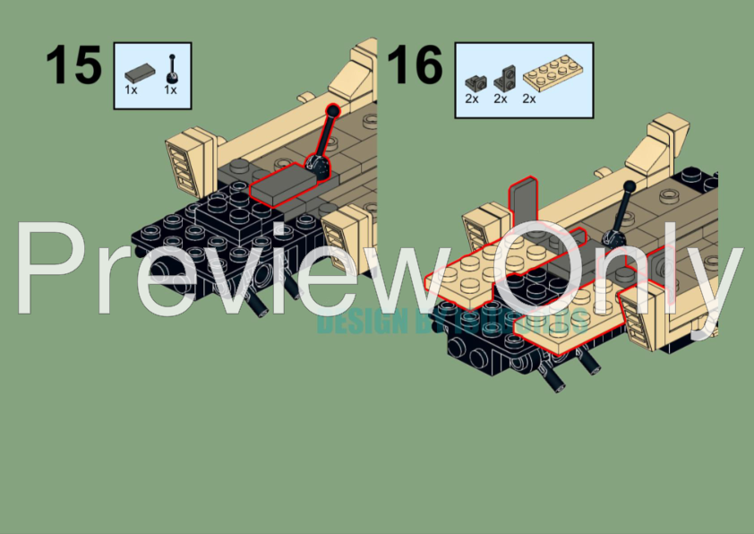 LEGO MOC HMMWV SOF by Isubuilds | Rebrickable - Build with LEGO