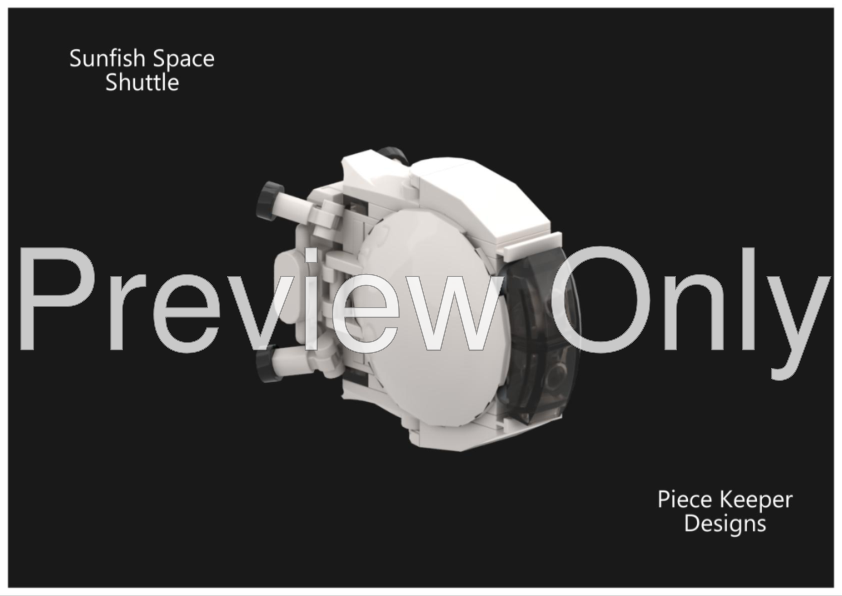 LEGO MOC-215680 Sunfish Space Pod by Piece_Keeper | Rebrickable - Build ...