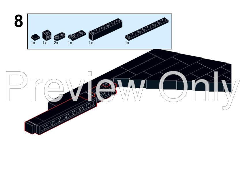 LEGO MOC F 117 Nighthawk by LucaLoveUtah | Rebrickable - Build with LEGO