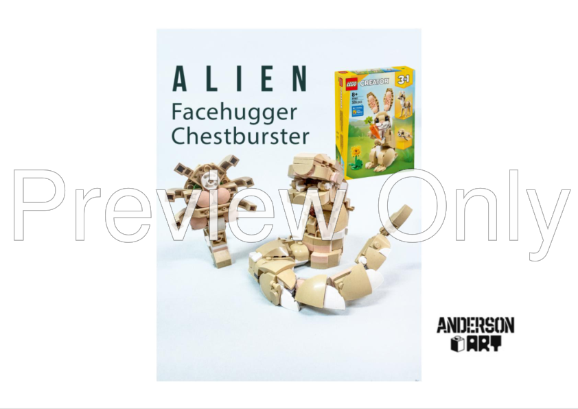 LEGO MOC Alien Chestburster and Facehugger (set 31162) by anderson ...