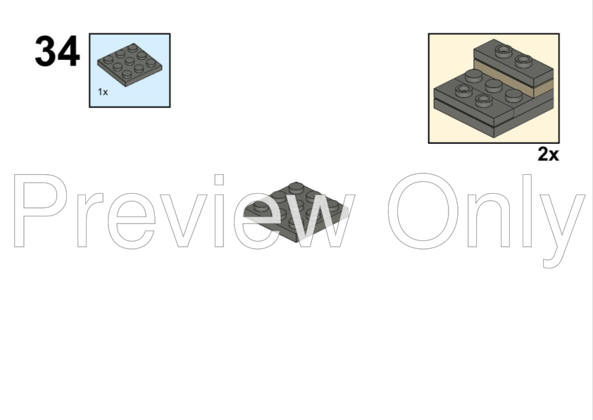 LEGO MOC Old Town Hall Modular Modified build of 21061 by re-bricked ...