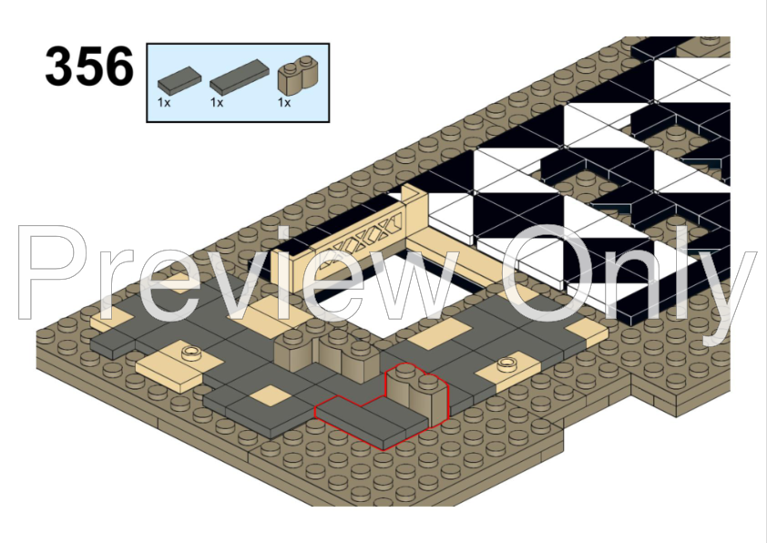 LEGO MOC Old Town Hall Modular Modified build of 21061 by re-bricked ...
