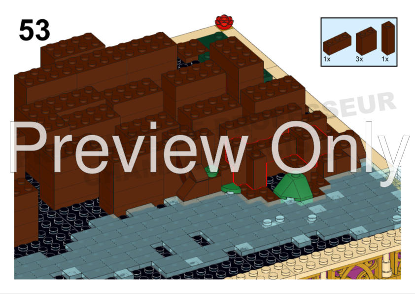 LEGO MOC Beauty and the Beast mini scale Castle by ...