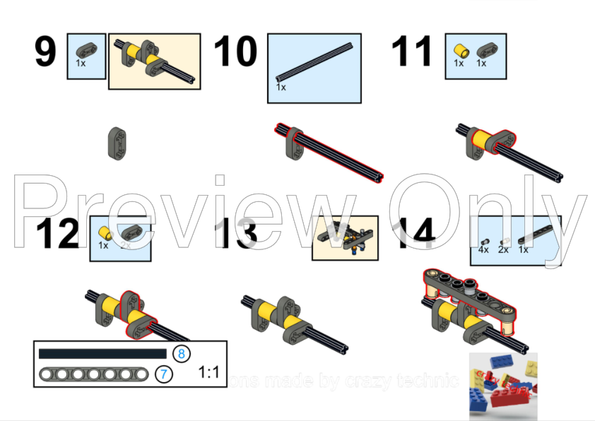 LEGO MOC road grader alt 42203 by crazy_technic | Rebrickable - Build ...