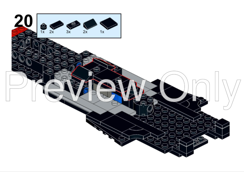 LEGO MOC Ferarri 641/2 F1-90 by WBsupercars_V.b | Rebrickable - Build ...