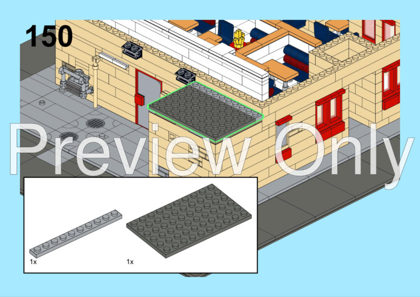 LEGO MOC Los Pollos Hermanos - Breakind Bad by PriBri | Rebrickable ...