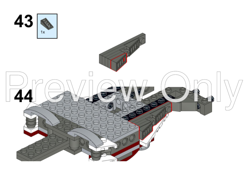 LEGO MOC Midi-Scale Old Republic Defender-Class Corvette by CrazyDog 17 ...