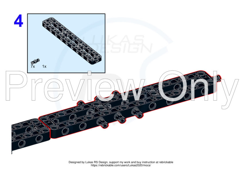 LEGO MOC-216550 Red Bull Racing F1 RB21 Japanese GP Livery 1:8 Scale by ...