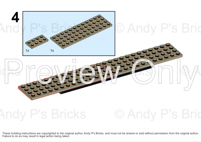 LEGO MOC-216558 4-Wide BR MK2 Carriage In Intercity Livery - Can Be ...