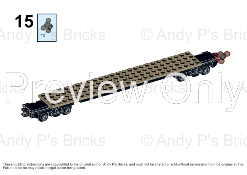 LEGO MOC-216558 4-Wide BR MK2 Carriage In Intercity Livery - Can Be ...