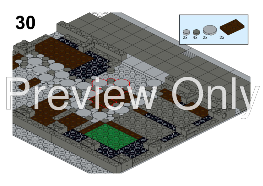 LEGO MOC Modular Cemetery by Brixtown | Rebrickable - Build with LEGO