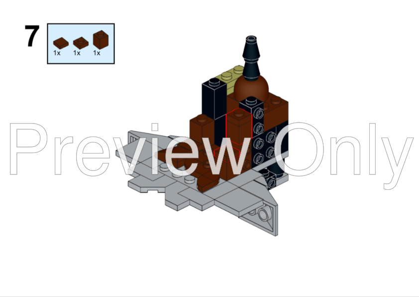 LEGO MOC Rivendell - Lusher Trees by rebelnili | Rebrickable - Build ...