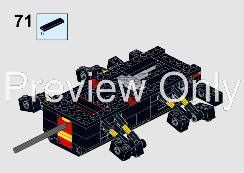 LEGO MOC-216770 Blacktron T-6 shuttle by qbcrunch | Rebrickable - Build ...