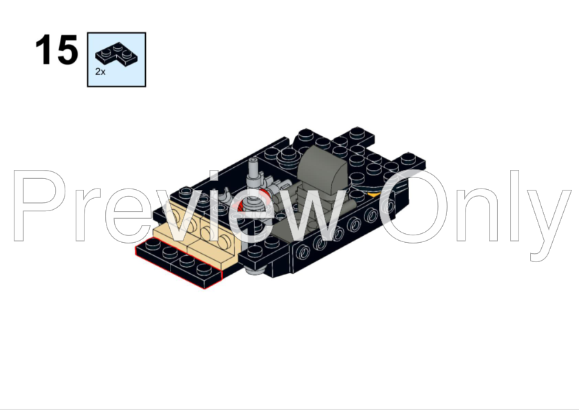 LEGO MOC-216828 NASCAR Next Gen Number 9 NAPA Auto Parts Chevrolet ...