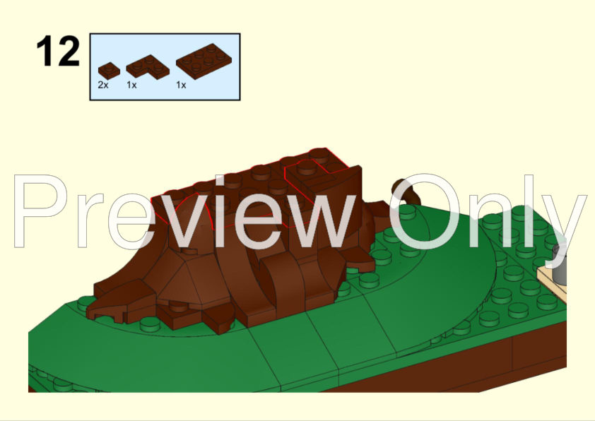 LEGO MOC The Shire: Improved Tree by witchcraftedbricks | Rebrickable ...