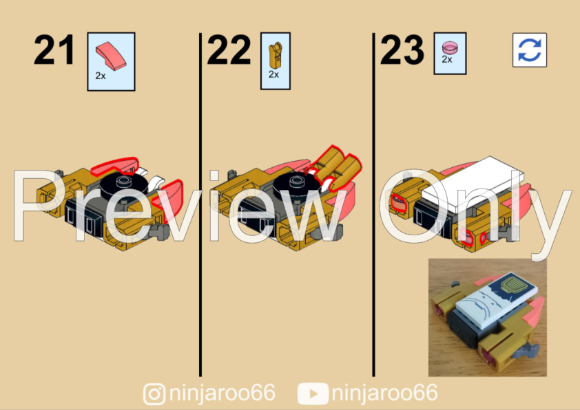LEGO MOC 71792- Alt Build- Sora's Transforming Hovercraft by ninjaroo66 ...