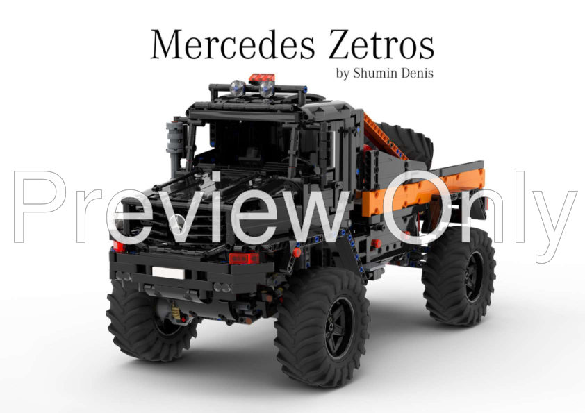 LEGO MOC-217460 Mercedes Zetros by denismers | Rebrickable - Build with ...