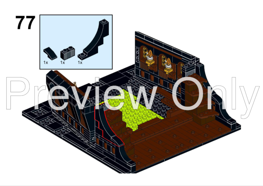 LEGO MOC Pirates of the Caribbean Display MOC - Deck with Full Captains ...