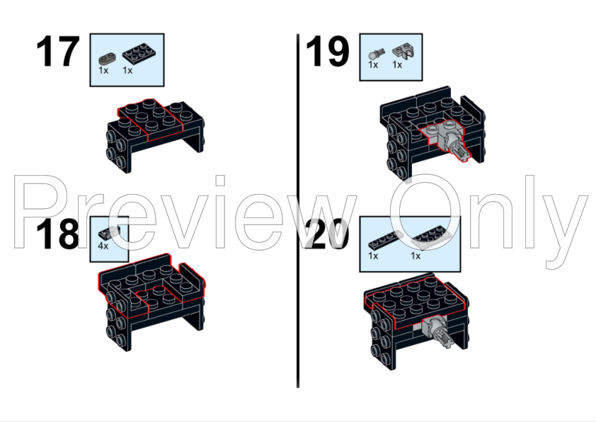 LEGO MOC-217713 G1 Transformers Sideswipe / 1983 Lamborghini Countach ...