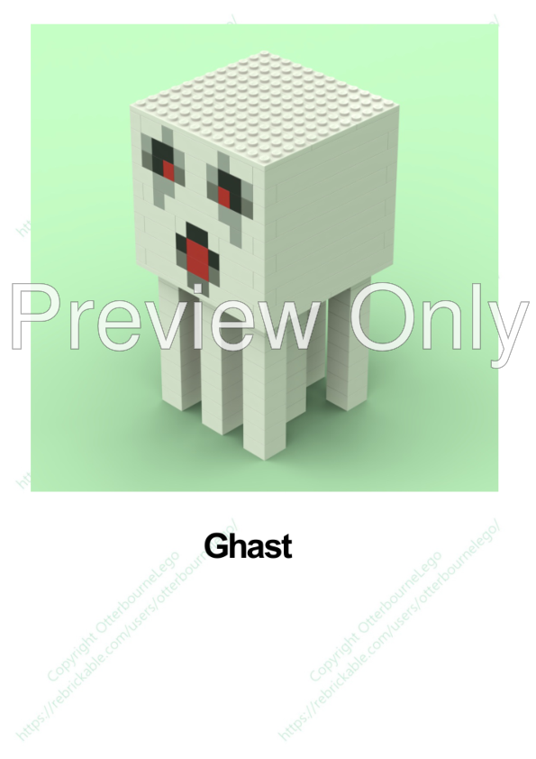 LEGO MOC-217724 Computer Game Style Ghast by otterbournelego ...