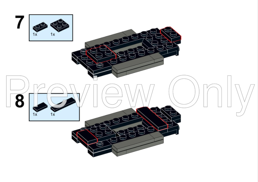 LEGO MOC Nissan Skyline GT-R R32 by MinifigGarage | Rebrickable - Build ...