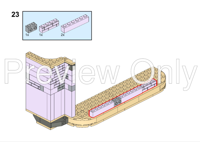 LEGO MOC Beauty & the Beast Castle Enclosure - Compatible with Set ...