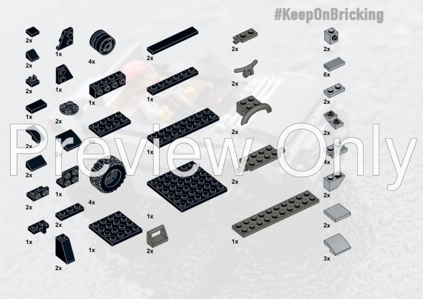 LEGO MOC 60148 Buggy by Keep On Bricking | Rebrickable - Build with LEGO