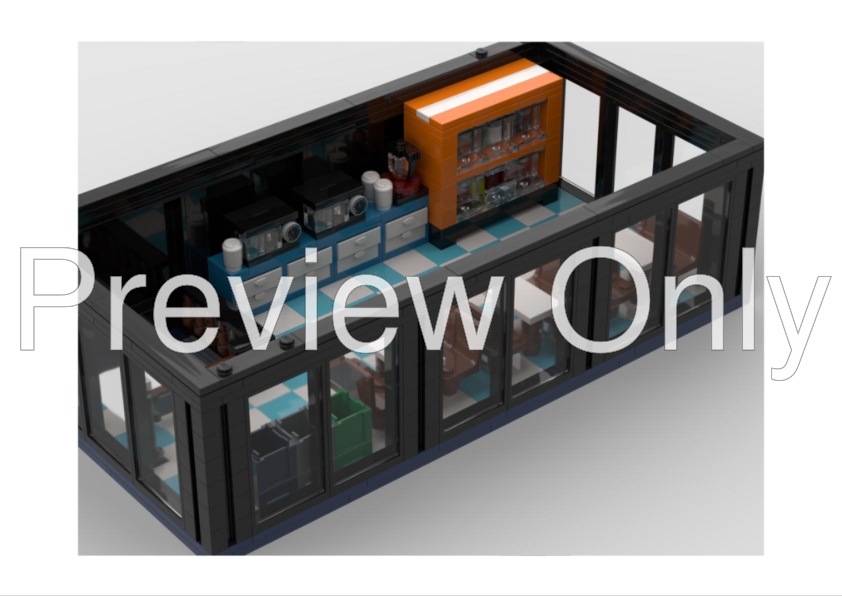 LEGO MOC Modular Office Building - Break Room Floor by mrobison161 ...