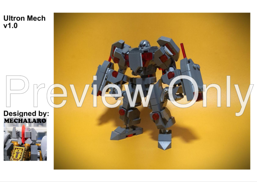 LEGO MOC Ultron Mech v1.0 by Mechalaro | Rebrickable - Build with LEGO