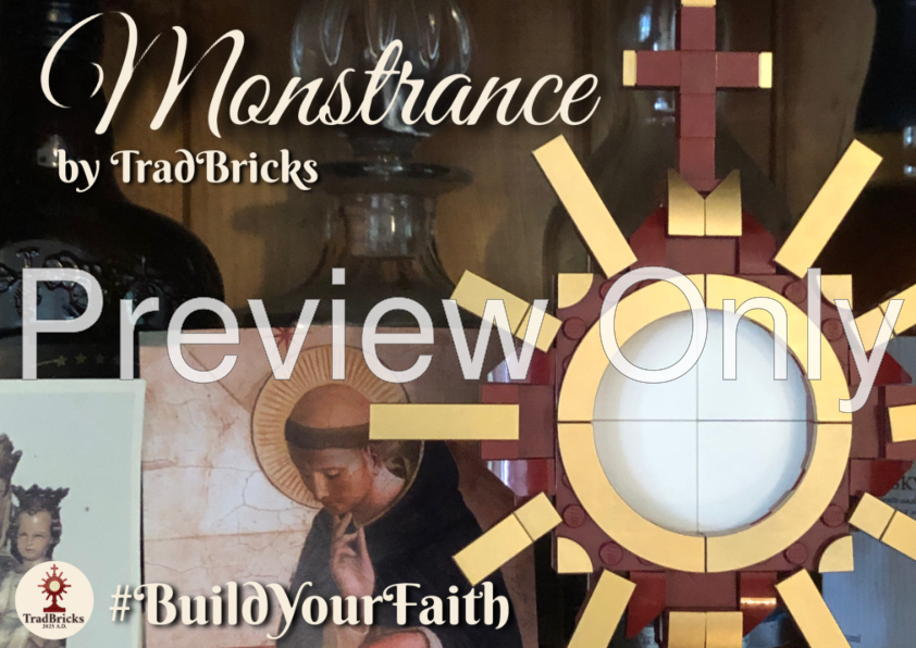 LEGO MOC-218086 Monstrance by TradBricks | Rebrickable - Build with LEGO