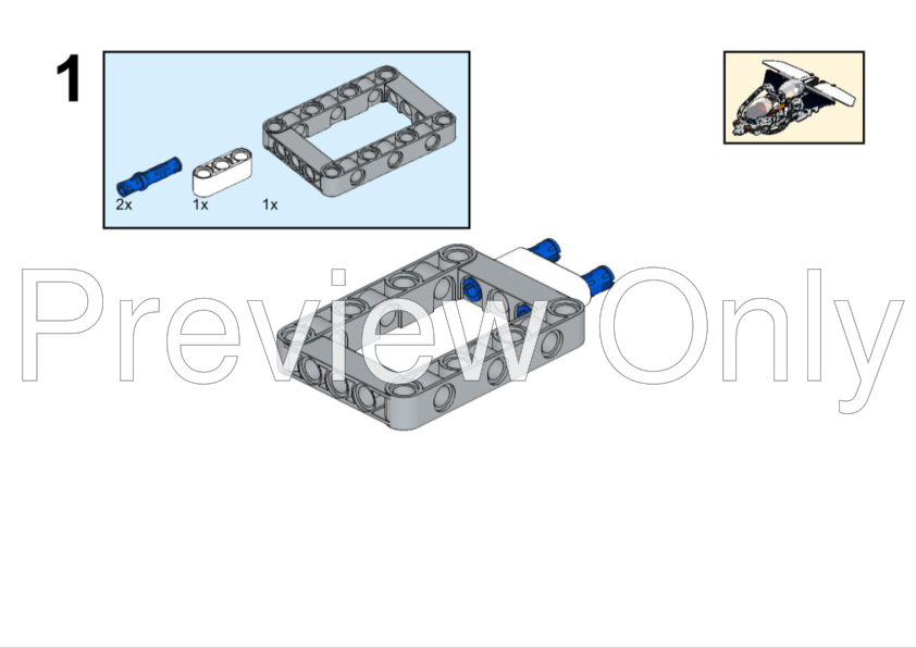 LEGO MOC-218680 Ninja Triple Combat Vehicle / Alternative Build 42096 ...