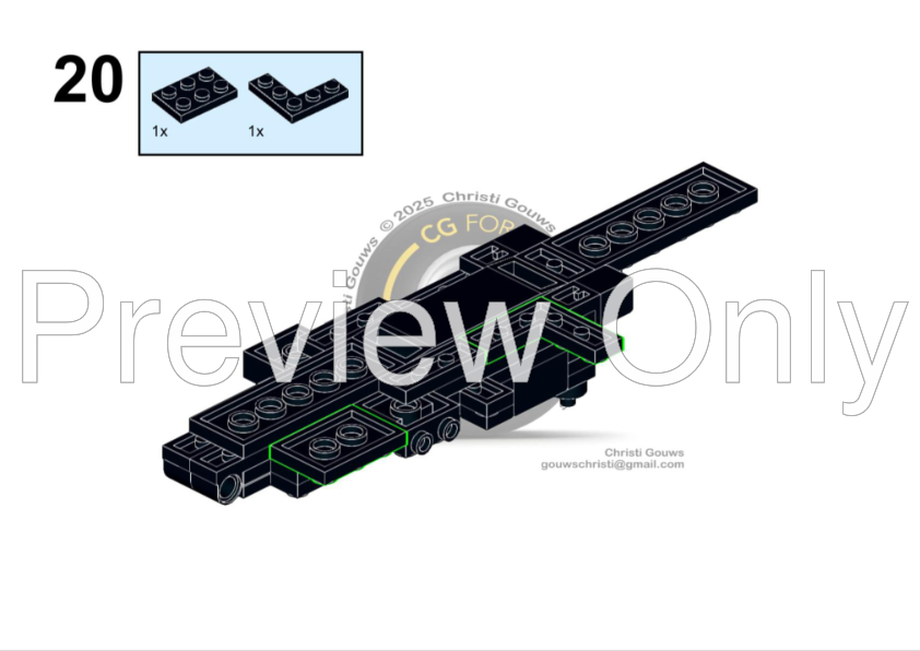 LEGO MOC F1 Mercedes W16 by CGForceDesigns | Rebrickable - Build with LEGO