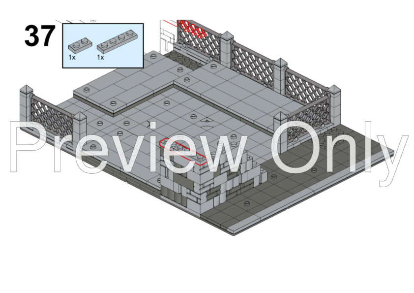 LEGO MOC Modular Food Market by brickmanspark | Rebrickable - Build ...