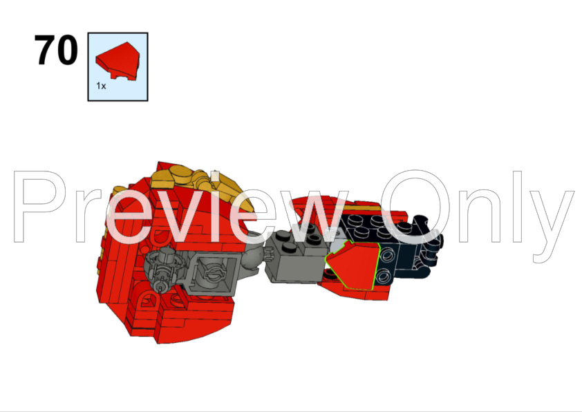 LEGO MOC-218971 Crimson Typhoon by Sey_Builds | Rebrickable - Build ...