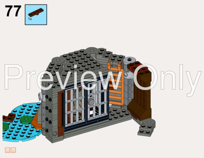 LEGO MOC-219018 Prison Tower by montymatte | Rebrickable - Build with LEGO