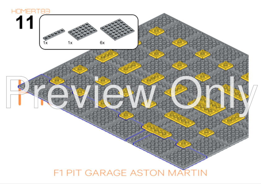 LEGO MOC F1 Aston Martin Formula One Pit Garage 2025v2 by homert83 ...