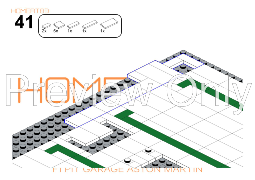 LEGO MOC F1 Aston Martin Formula One Pit Garage 2025v2 by homert83 ...