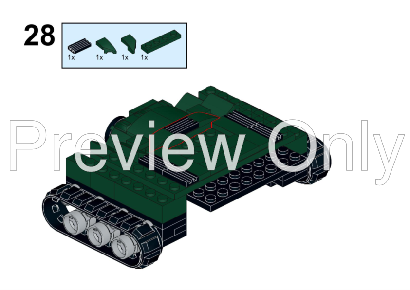 LEGO MOC Fallout 4 Tank by Benjocaron | Rebrickable - Build with LEGO