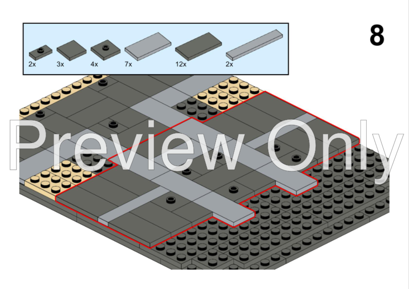 LEGO MOC Theed Hangar Display by Huntzman | Rebrickable - Build with LEGO